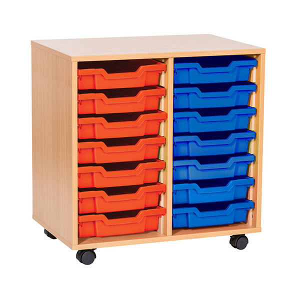 Colourful Wooden Plastic Drawers Cabinet Classroom Storage Commercial ...
