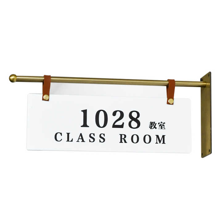 Double Sided Side Hanging Metal Sign Door Signs, Customized Door Signs ...