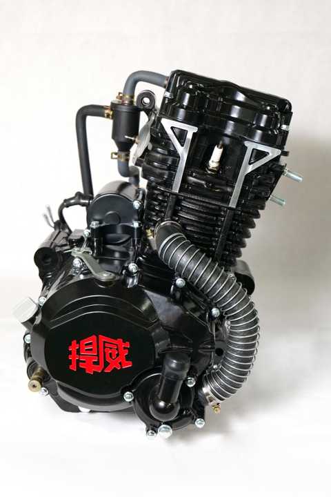 CG Cool 200cc 150cc Motorcycle Engine Assembly Single Cylinder Four ...