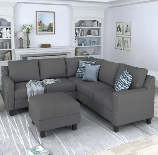 Wholesale Concise Fabric Living Room Sofa Design Furniture