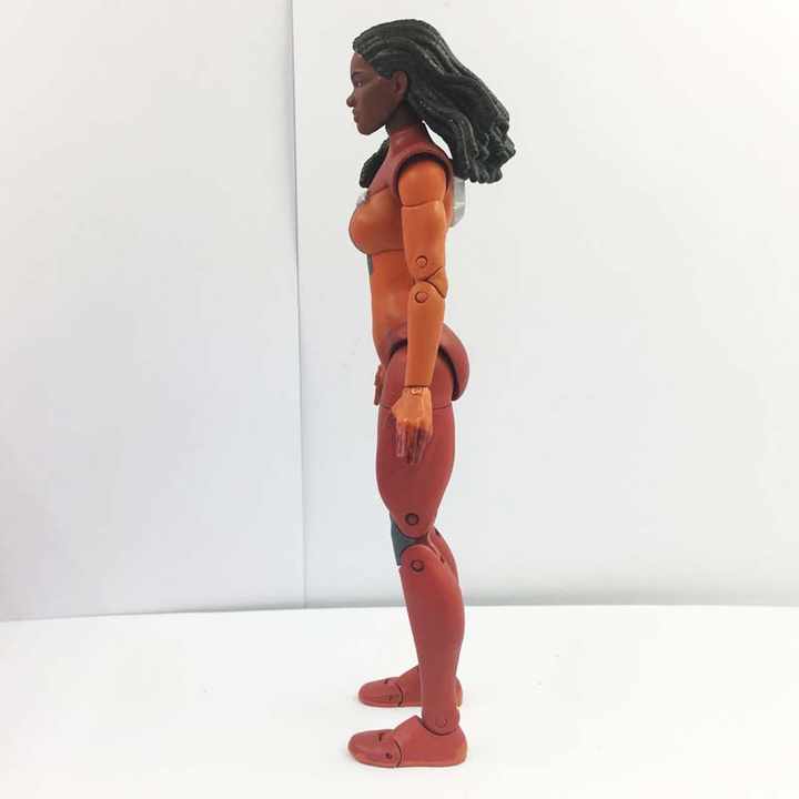Custom Collectible Plastic Female Action Figure - Articulated PVC Toy