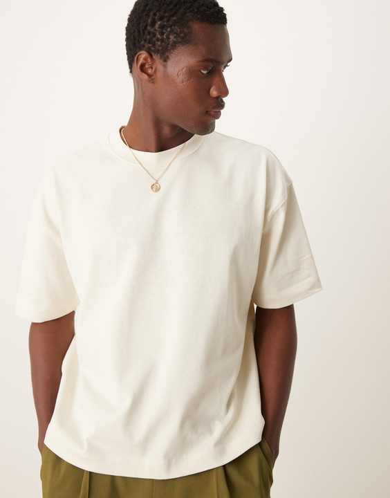 Shop Premium Heavyweight Oversized Boxy Cropped T-shirts