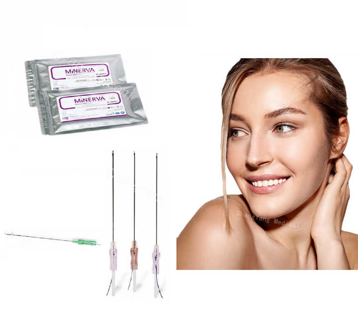 Face Lift Thread Collagen high quality Threads 19g 21g 50mm Multi Pdo ...