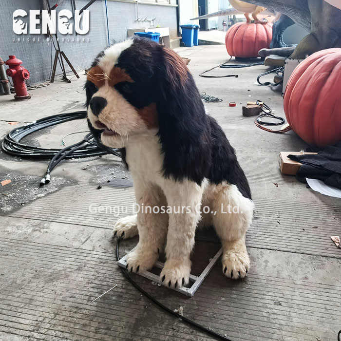 High Quality Vivid Animatronic Animal Model Life Size Dog for Sale