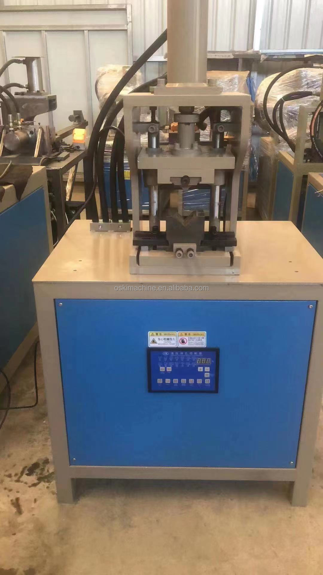 Portable Stainless Steel Tube Corner Punching Machine 45 90 Degree ...