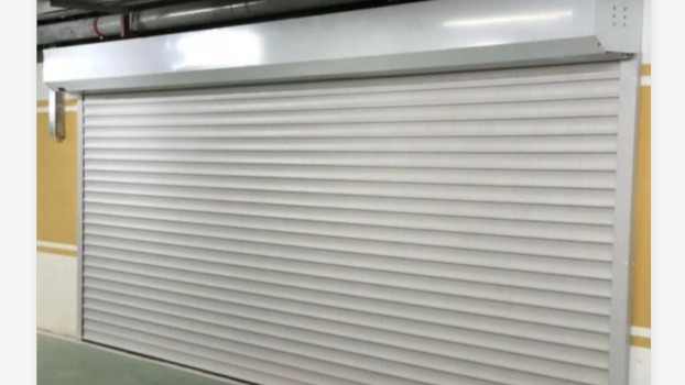 Perforated Galvanized Steel Roller Shutter Door - Windproof Store Front ...