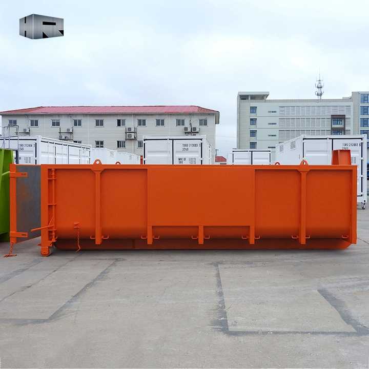 Industrial waste container recycling roll off dumpster hook lift bins ...