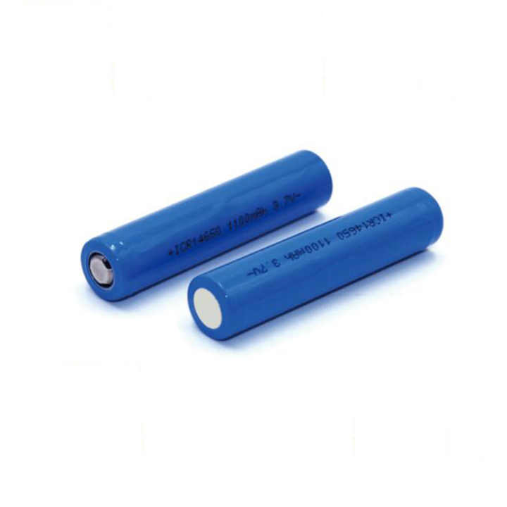 3.7V 14650 1100mAH Li-ion Rechargeable Battery 14650 3.7V Lithium Ion ...