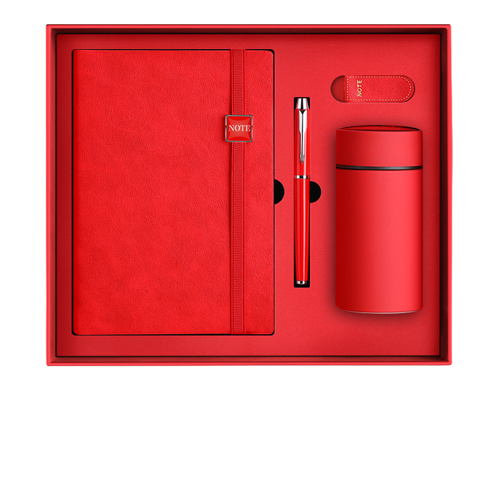 Luxury Business Gift for Men - Notebook & Thermos Cup Set