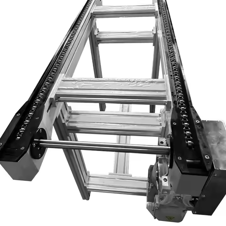 Double Speed Chain Conveyor Pallet Assembly Line Machine for Workshop ...
