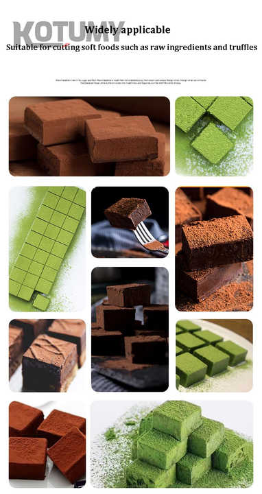 Stainless Steel Raw Chocolate Cutter Soft Sweets Chocolate Block ...