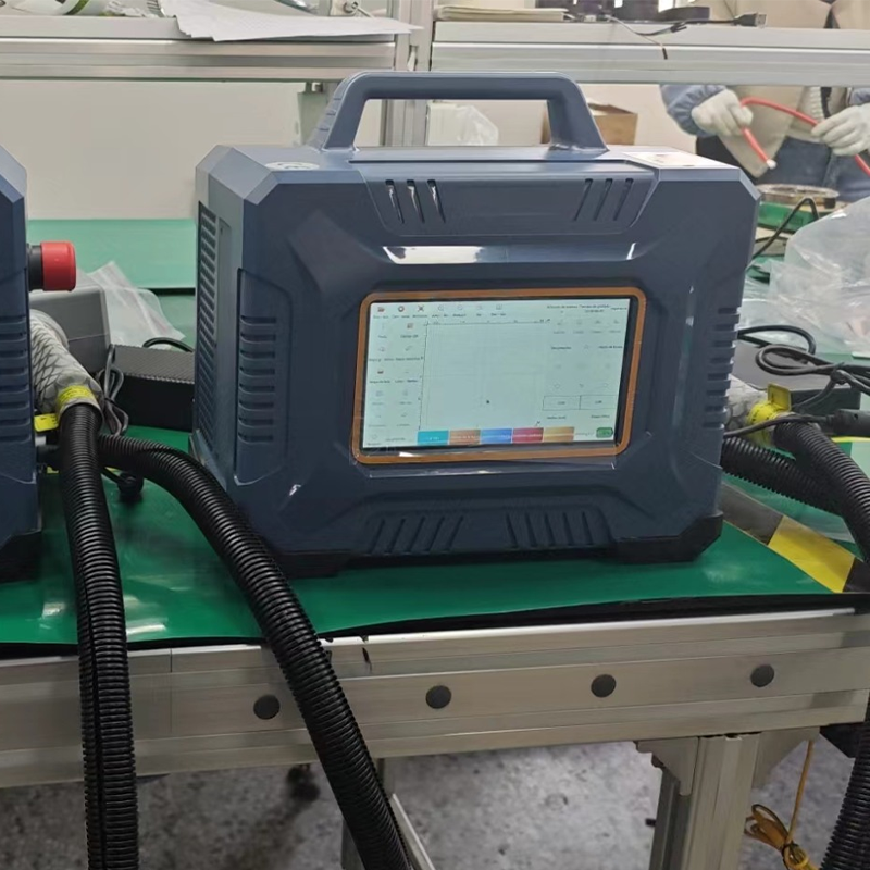 20W/30W/50W Handheld Laser Fiber Marking Machine Mini Portable Optic ...