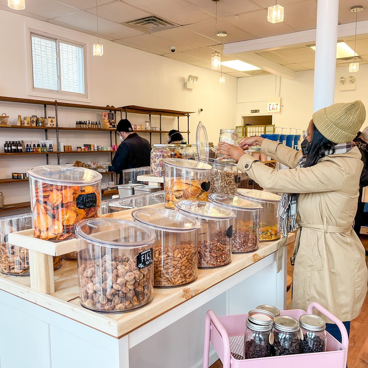 ECOBOX Round Container Powder Spices Candy Storage Container Storage ...