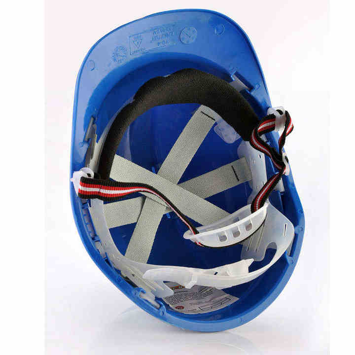 Mining Safety Helmet CE Certified HDPE Shell Lightweight 0.44kg 6 ...