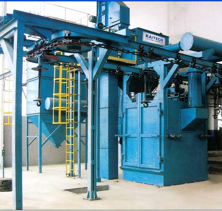 Tailored Continuous Pass-through Hanger Chain Type Shot Blasting ...