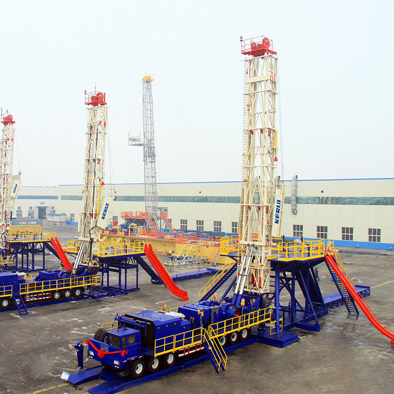 Kerui High Quality Energy Oil Drilling and Workover Rig Desert Drilling ...