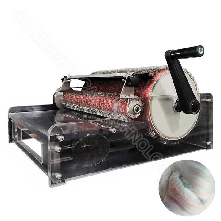 Hand Crank Drum for 20cm 40cm Roller Wool Carder Manual Blending Colors ...