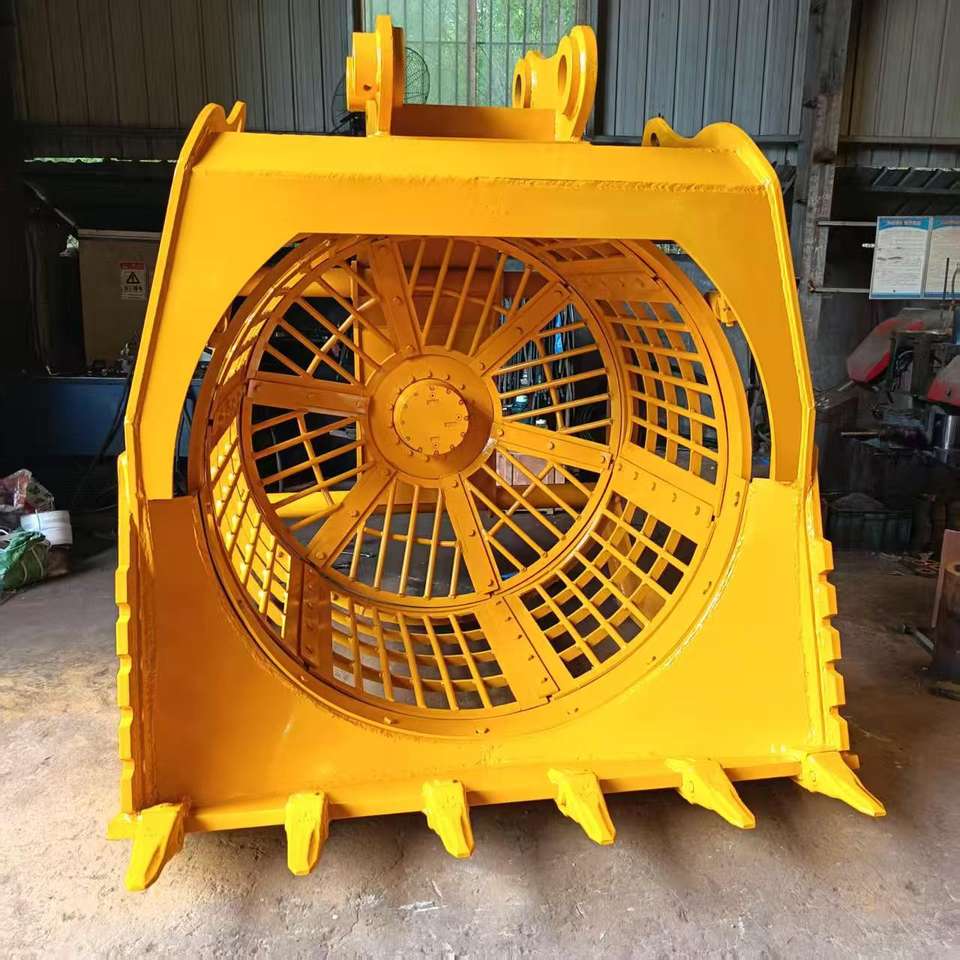 Excavator Drum Screen Soil/Ore Screening Mesh 10-80mm Easy Maintenance ...