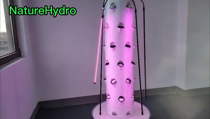 Vertical Mist Aeroponics - Efficient Hydroponic Grow System
