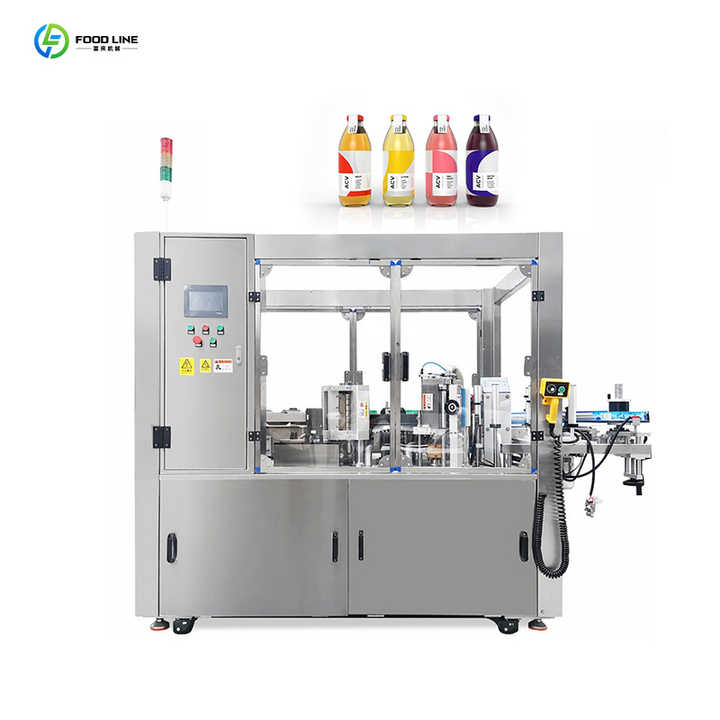 Table Top Bottle Labelling Machine Automatic Double Side Flat Bottle 1106
