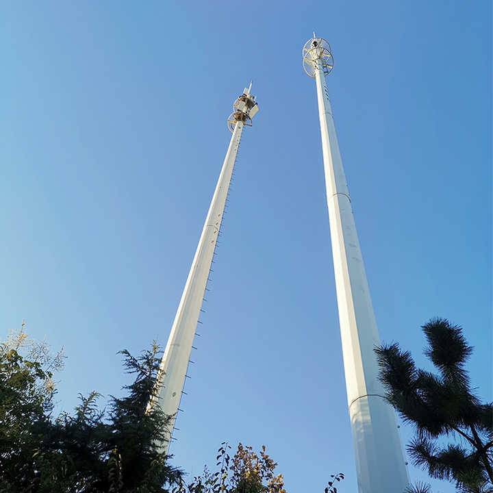 High quality explosive 5g galvanized steel telecom pole ...