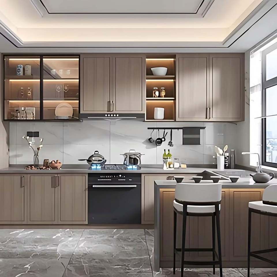 APC 2026 Custom Manufactured High Quality Solid Wood Kitchenette ...