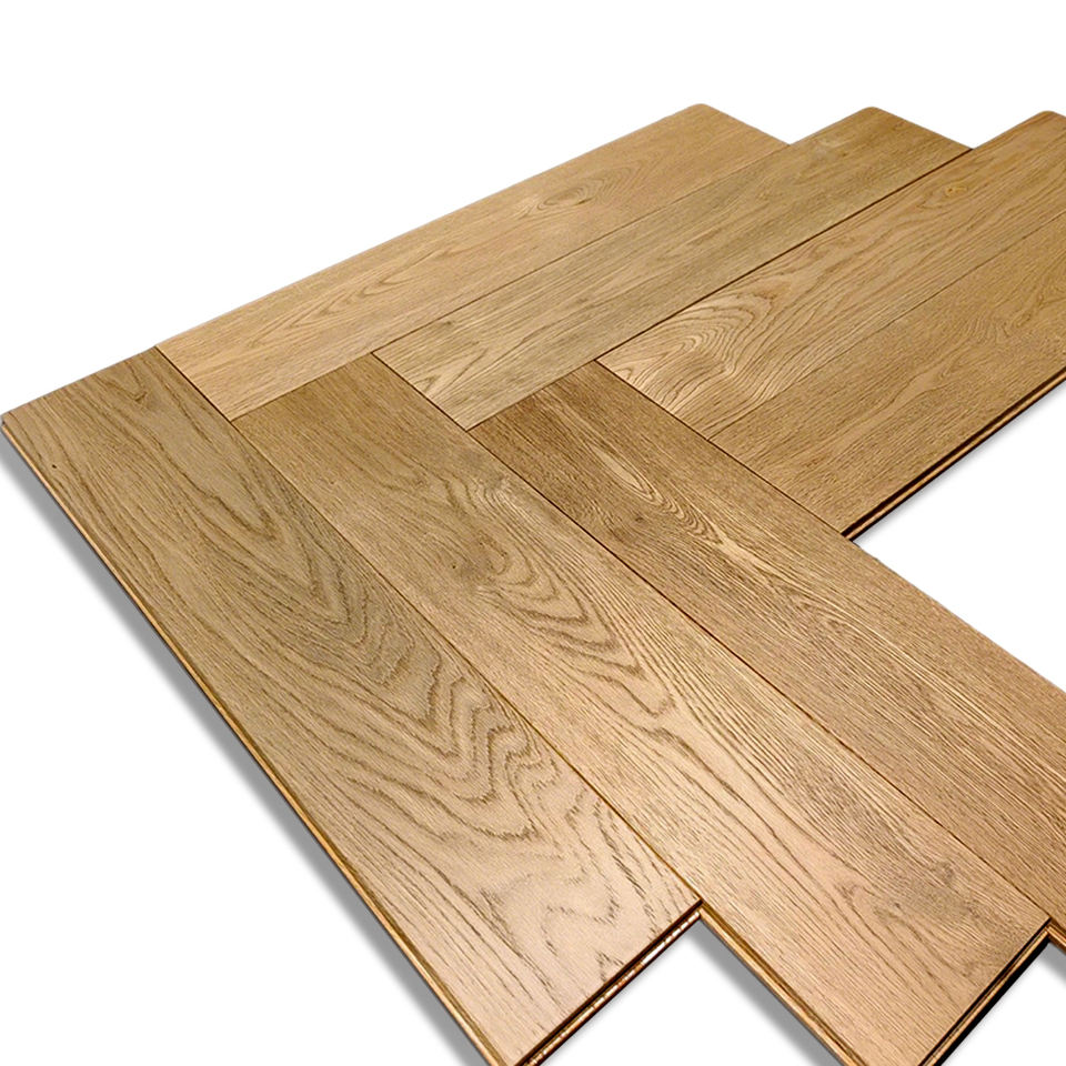 Custom Traditional Multi-Layer Engineered Oak Flooring 0.6mm Veneer ...