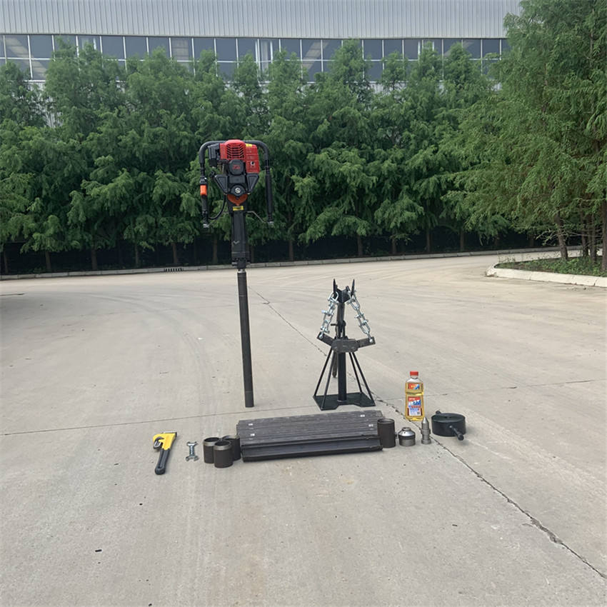 Soil Sampler Gasoline Driven Portable Soil Drilling Rig Geological ...