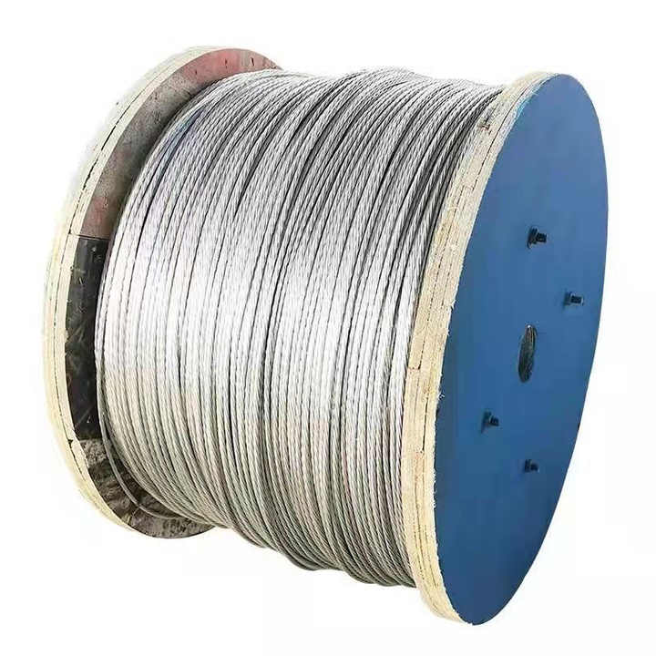 Zinc Coated Stranded Wire Made of 7 Strand Galvanized Steel Used to ...