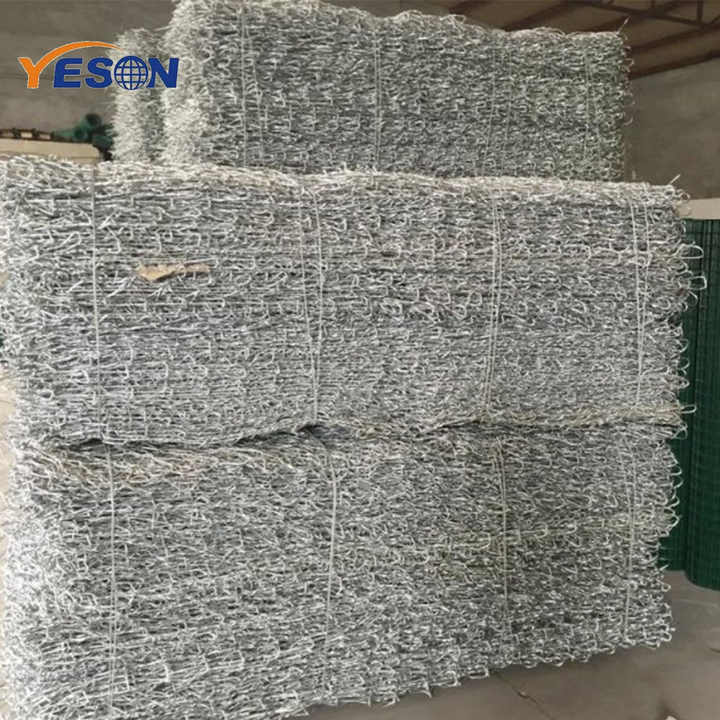 Galvanized Gabion Box Hexagonal Gabion Iron Wire Mesh Woven Gabion Net ...