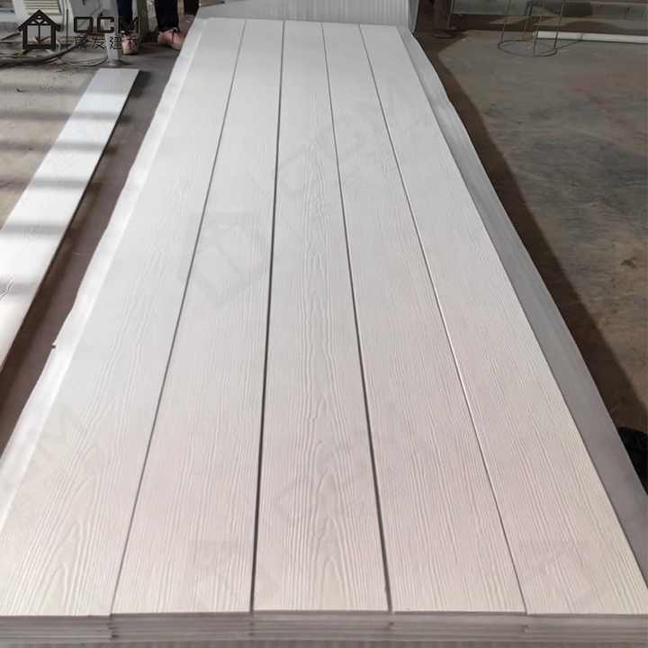 Fibre Cement Weatherboard Cladding Pre-painted Wood Grain Perforated ...