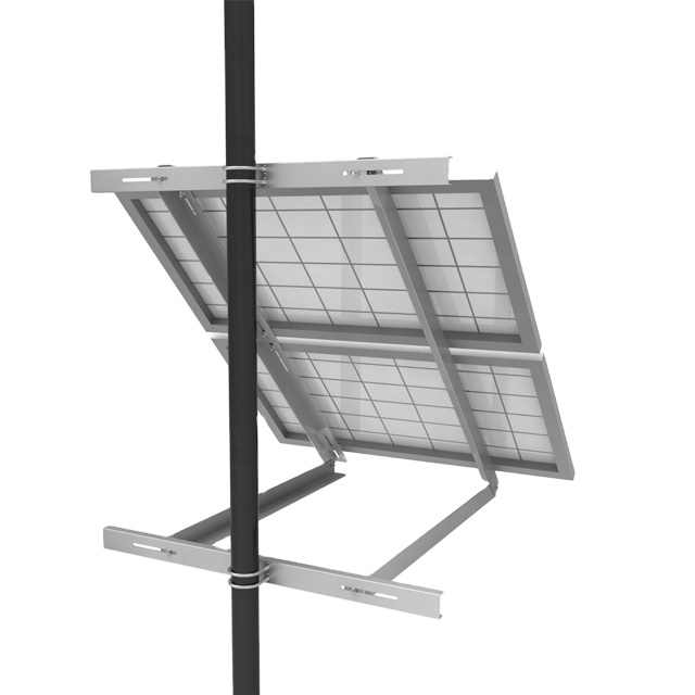 Adjustable Side of Pole Solar Panels Mounting Brackets