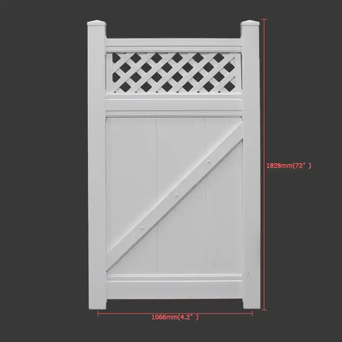 Durable and Stylish Garden Fence Panels - UV Proof PVC
