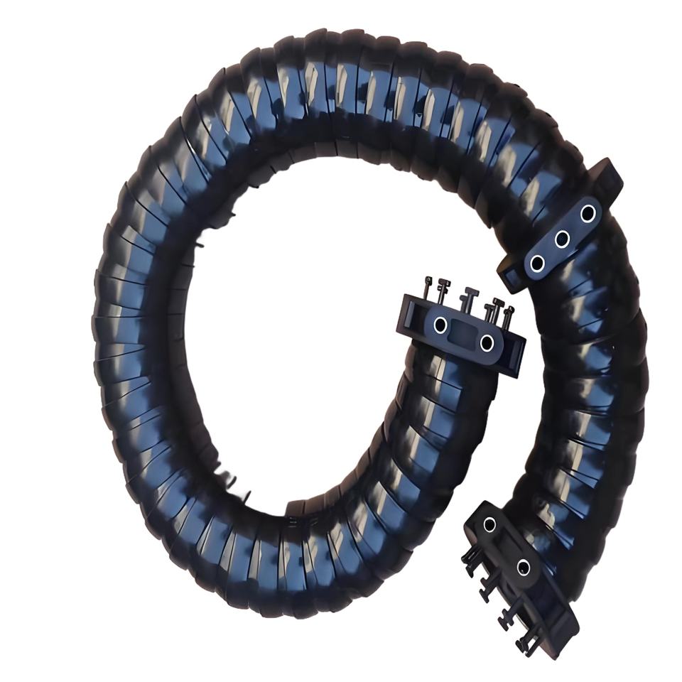 Flexible 360° Universal Drag Chain - Modular Cable Guard for Linear ...