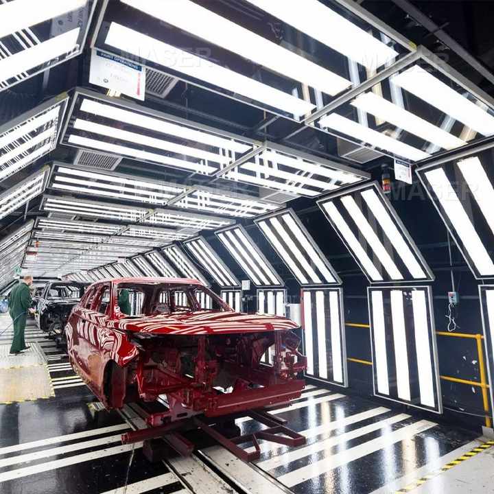 Spray Booth Lighting Ultra Bright Automotive Assembly Paint Shop ...