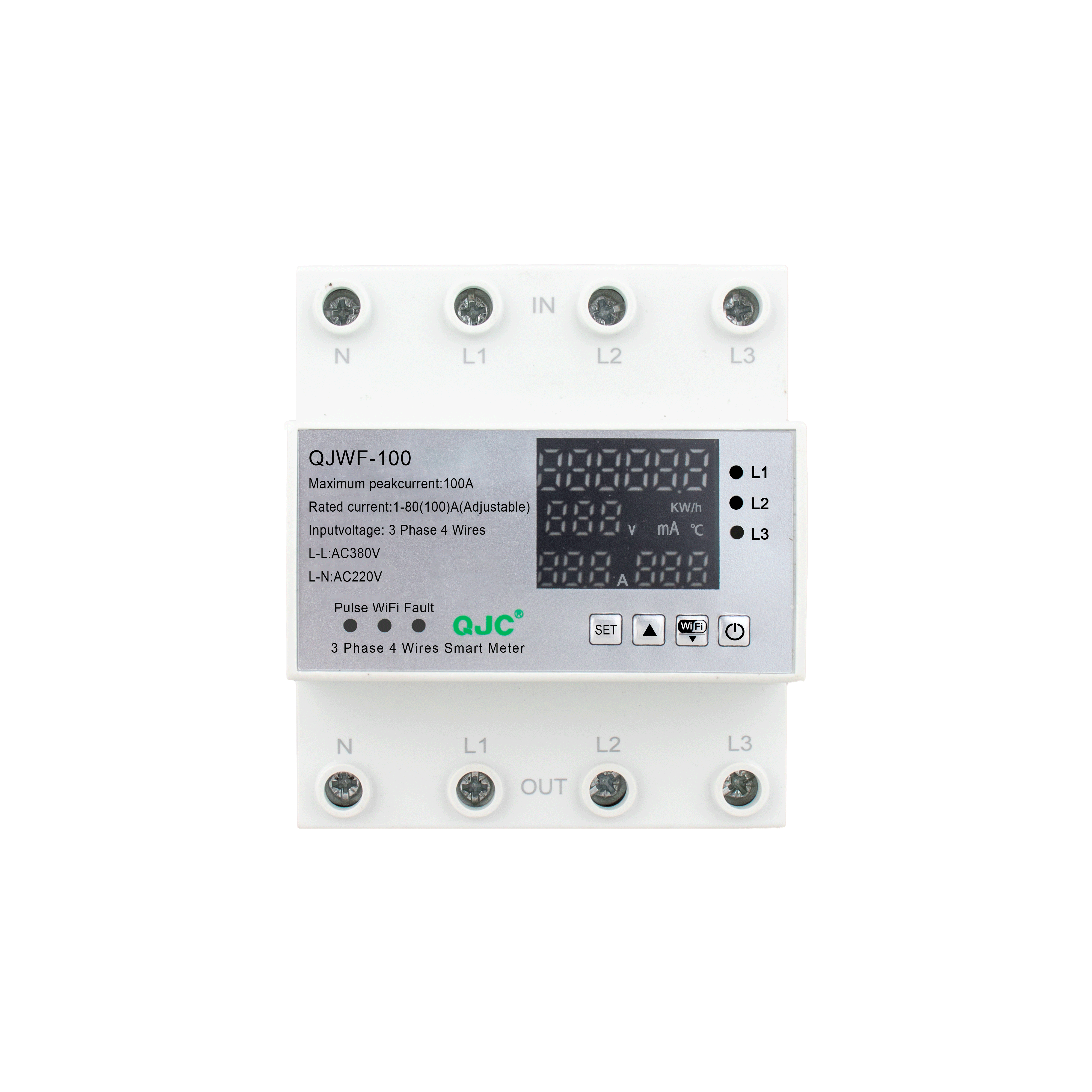 Optimize Your Power Usage with Advanced din rail three phase smart kwh ...