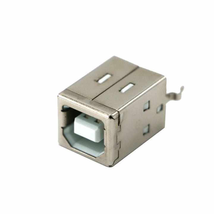 USB 2.0 Printer Interface B Type Female Connector 4 Pin 180° Vertical ...