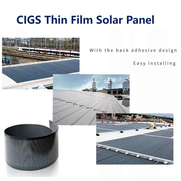 CIGS Easy Installation Lightweight Solar Panels for Caravans
