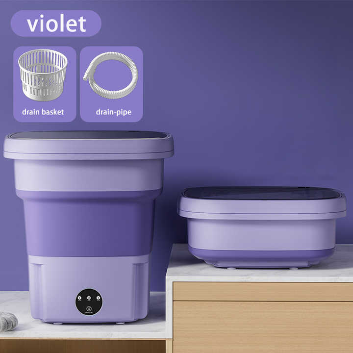 15L Portable Mini Washing Machine Automatic Electric Front Loading for ...