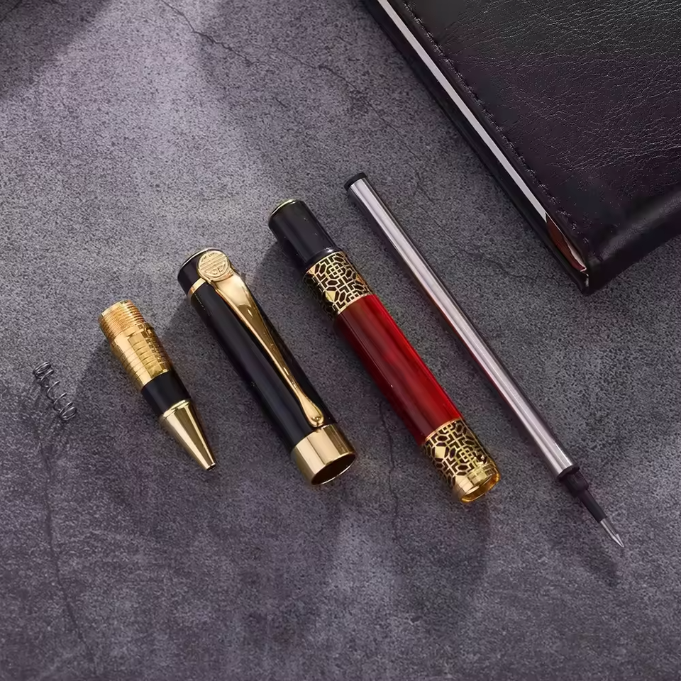 2025 Luxury Pen Gift Set with Wood Pen Refill Custom Logo Box-Elegant ...