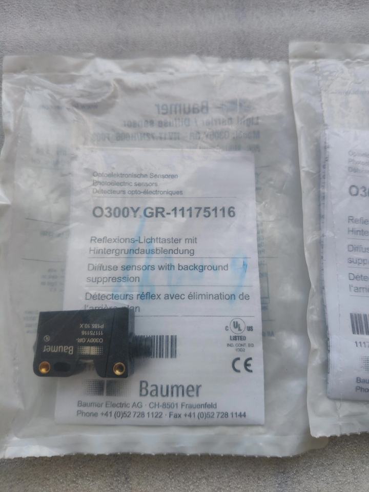 O300Y.GR-11175116 O300YGR11175116 Photoelectric Sensor Diffuse 10-30VDC ...