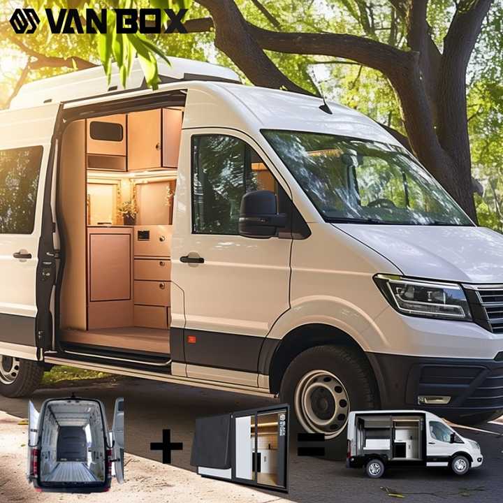 Vanbox Camper Van RV Mini Bed Lift Box DIY Cheap Van Luxury