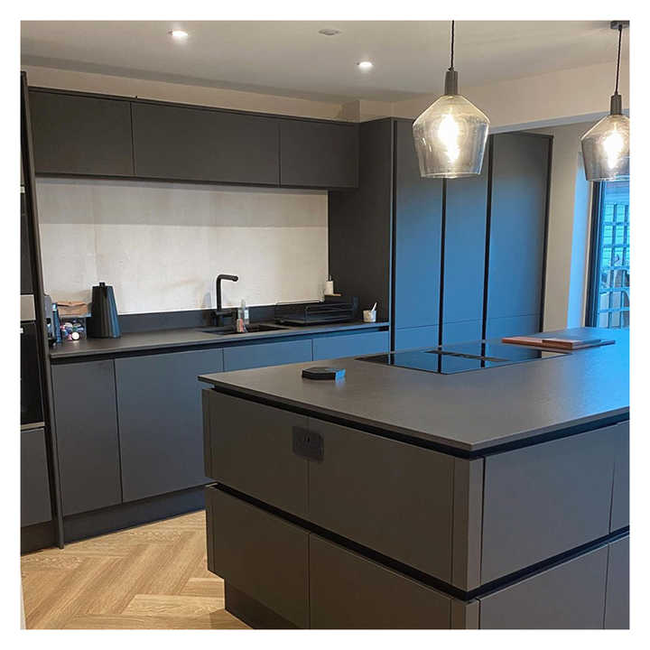 Durable Melamine Units 3D Board Kitchen Cabinets by Realgres