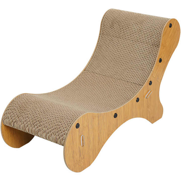 Cat Scratcher Lounge Cardboard Scratching Chair Sleeping Cat Scratcher ...