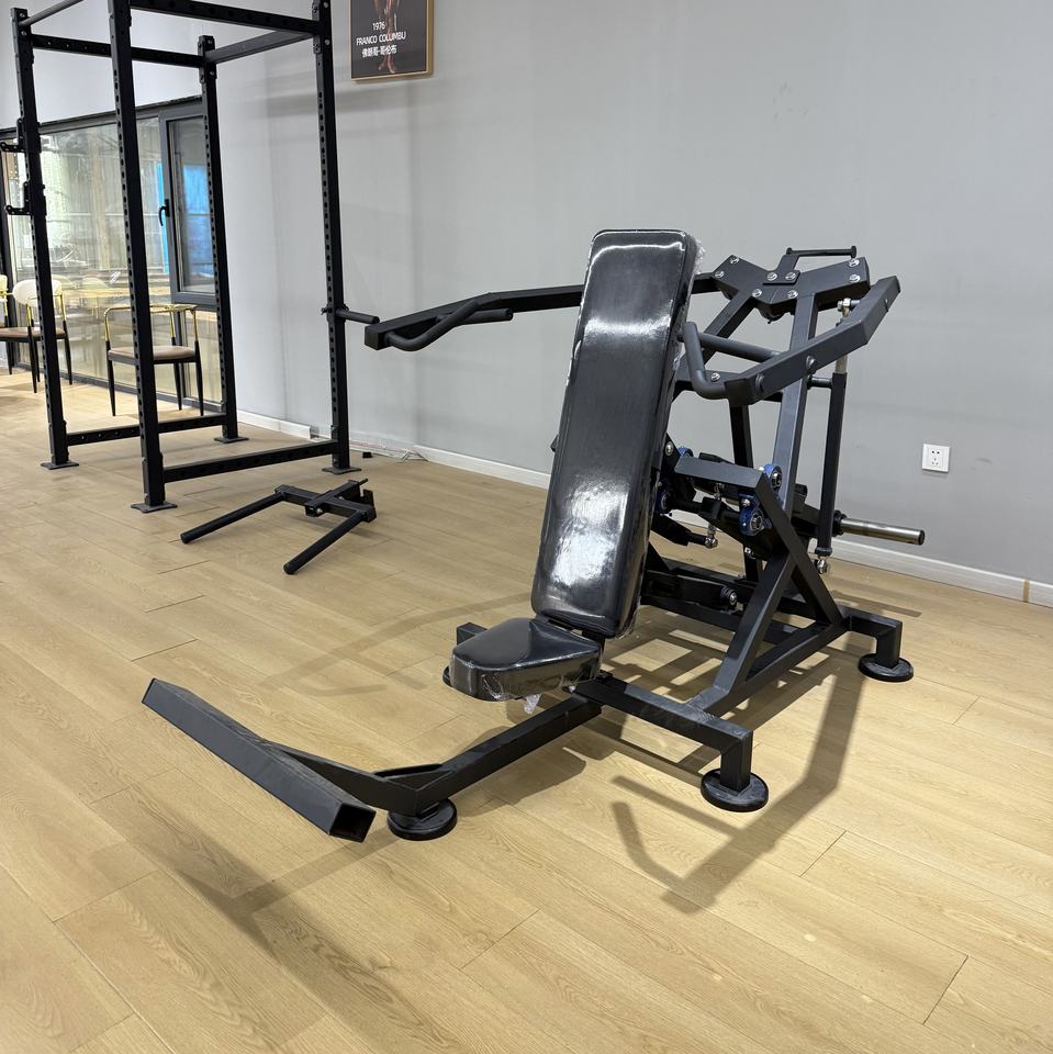 Fitness Plate Loaded Leverage Series Biceps Curl Flex Strength Gym ...
