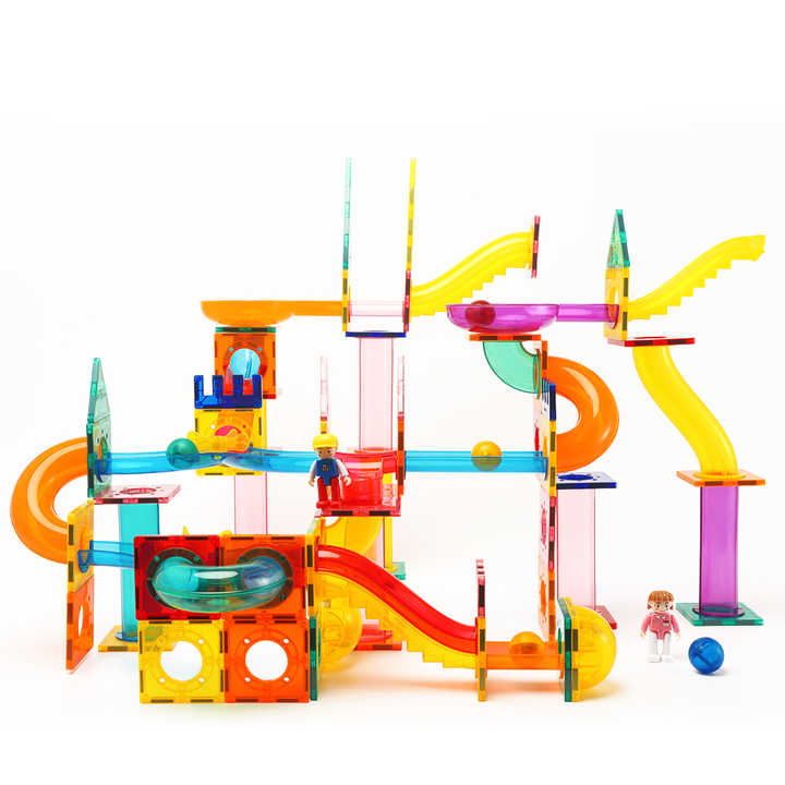 Best Seller Tube Pipe Buy Magnetic Marble Run Toy Set Magnetic Toys for ...