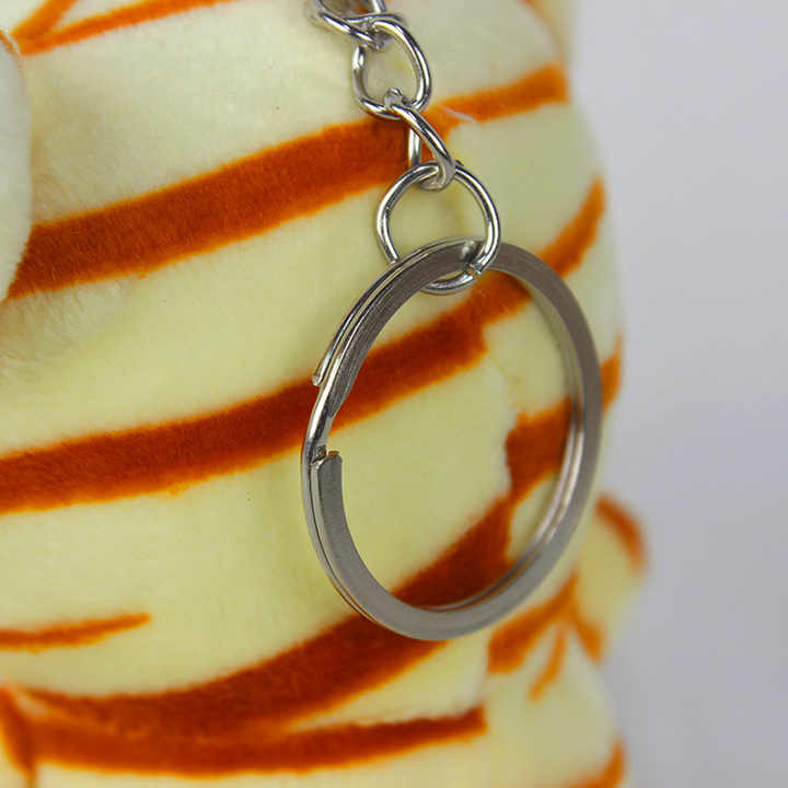 Cute 10cm Jungle Stuffed Stuff Animals Keychain Plushie Elephant Lion ...