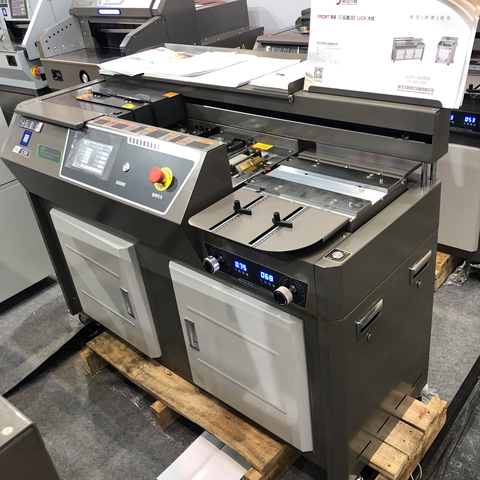 New design desktop glue binding machine electric bookbinding machine perfect glue binder B40F ...