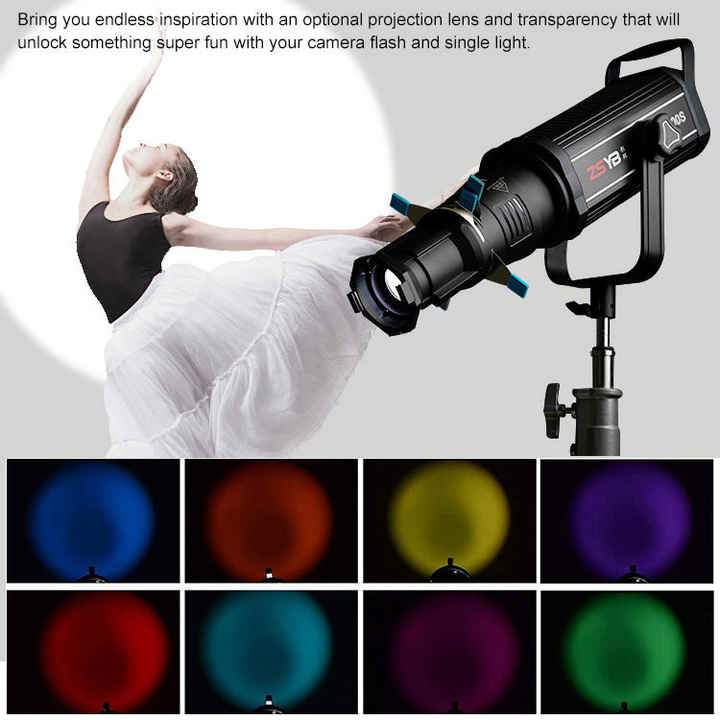 Bowens Mount Projector Attachment - Spotlight Snoot Kit