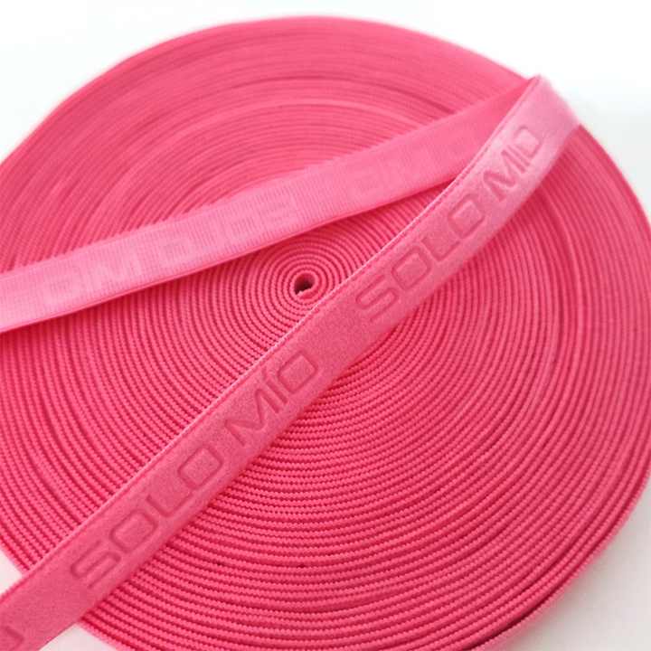 Custom Printed Logo Nylon Elastic Neck Tape Bands for Tshirt